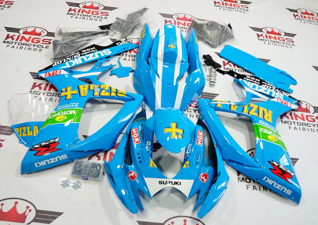 FAIRINGS | Suzuki GSXR750| Baby Blue Rizla |2006-2007| Kings
