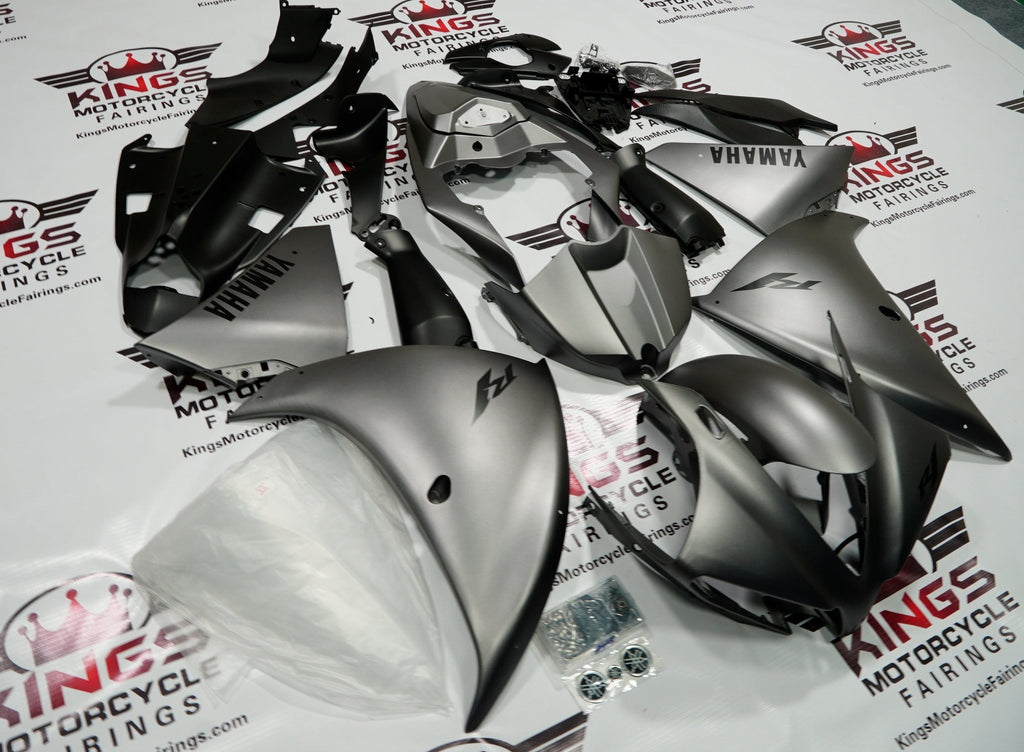 Yamaha YZF-R1 (2012-2014) Matte Gray & Black Fairings
