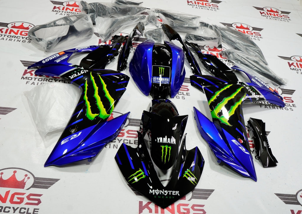 Yamaha R3 Fairings (2015-2018) Blue, Black, Green Monster