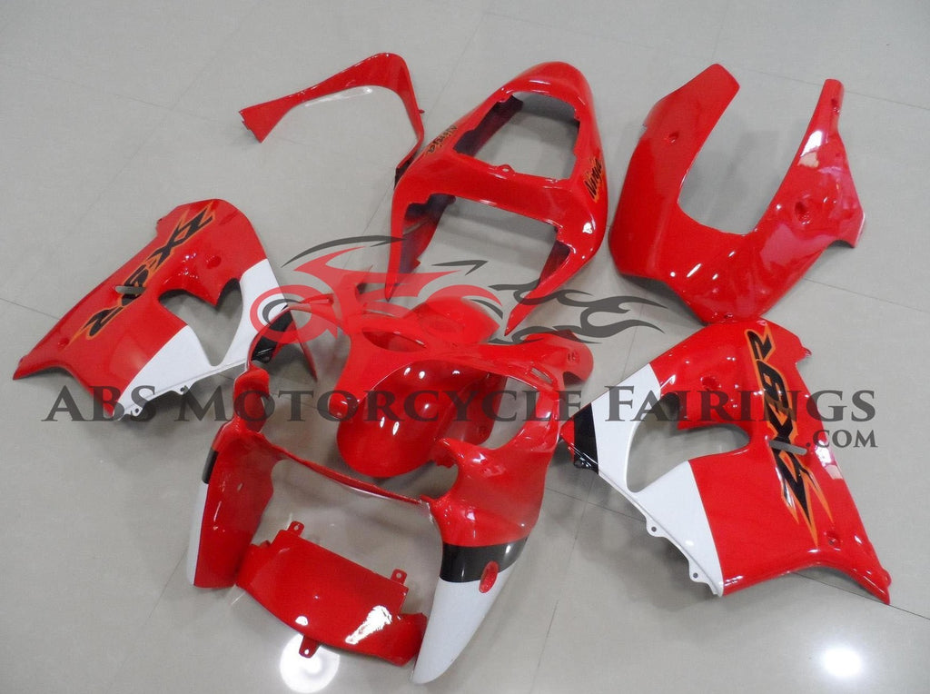 Fairings | Kawasaki ZX9R (2000-2001) Red, White, Black